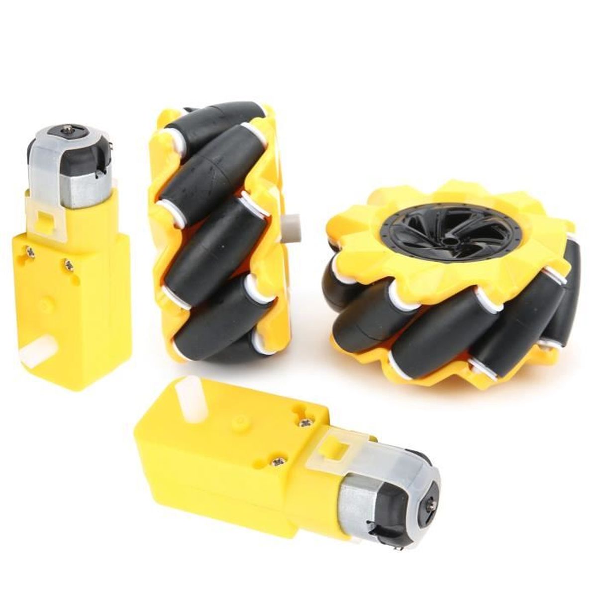 YOSOO roue Robot Mecanum Mecanum roue + pour TT motoréducteur Smart ...