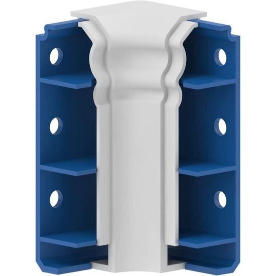 Habengut Berlin Profil d'angle intérieur pour plinthe en PVC Blanc ...