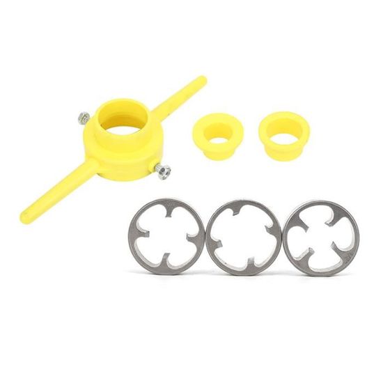 Fdit Jeu de filières rondes pour tuyaux PVC Outils de plomberie ...