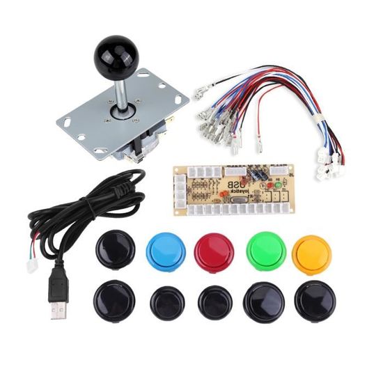 Kit de contrôleur de jeu d'arcade pour PC - FDIT - Encodeur USB Zero ...