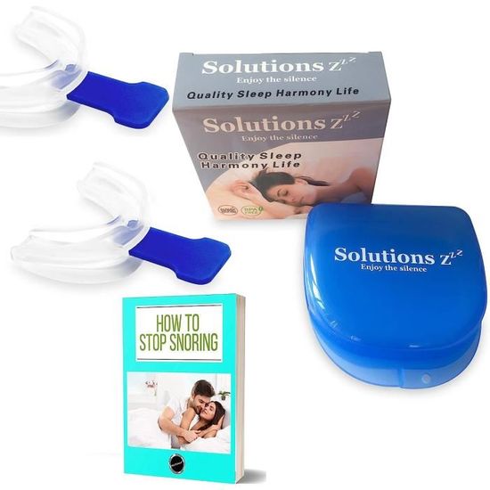 La meilleure orthèse anti ronflement Solutions ZZZ [2 PCS] GRATUIT ...