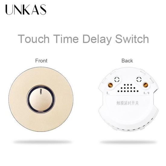 Prise,Touch Time Delay--interrupteur double USB, combinaison libre, 1-2 ...