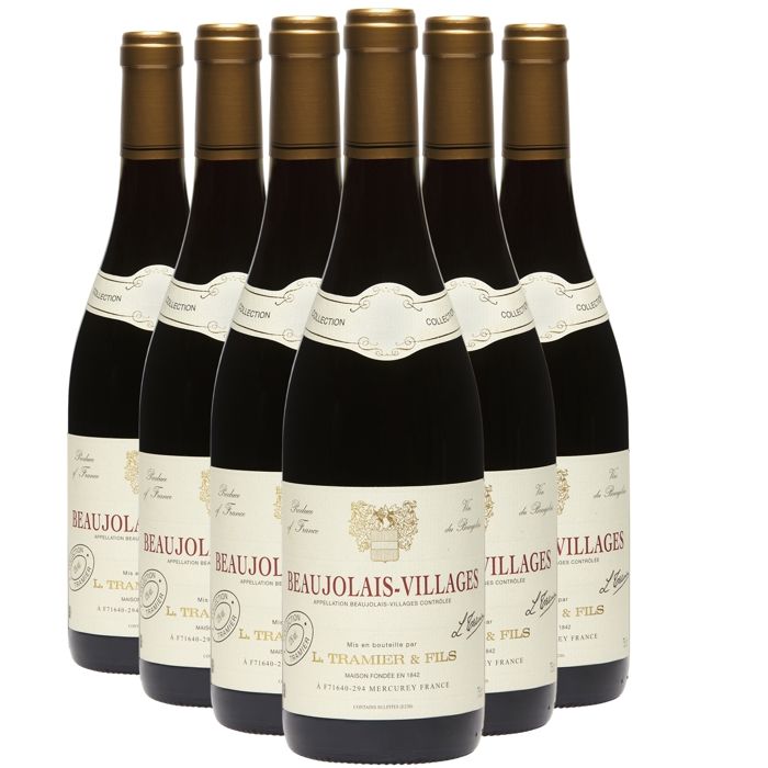 Maison Tramier Beaujolais Villages 2022 - Vin Rouge du Beaujolais ...