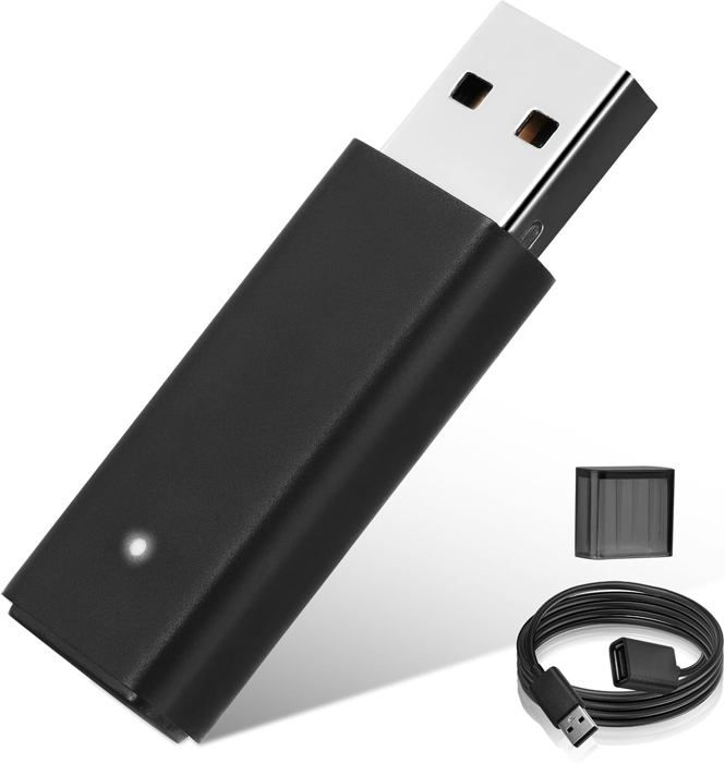 Adaptateur sans Fil Xbox One pour PC WIN7/8/10 avec Rallonge, Manette ...