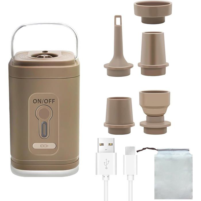 Mini Electric Air Pump, Portable Travel Air Pump, 2 in 1 Pump for Air ...