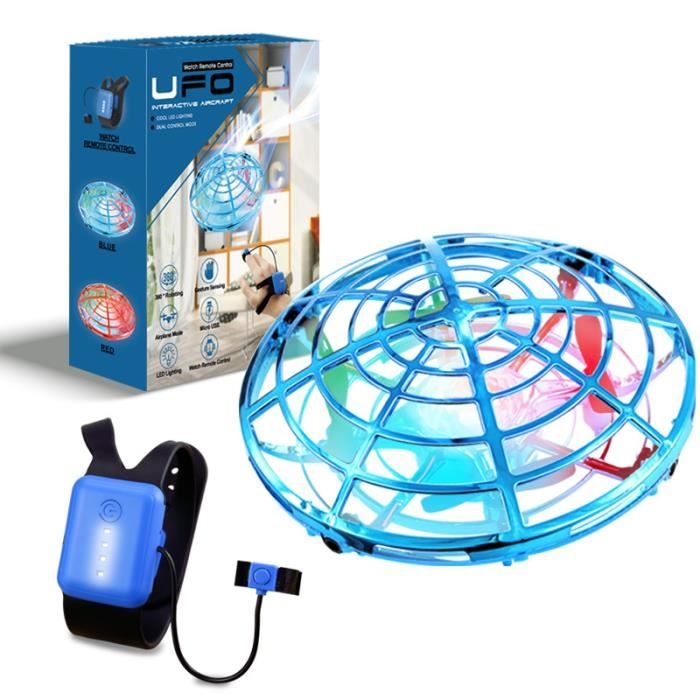 Avec boîte de vente au détail - Mini montre RC UFO Drone avec détection ...