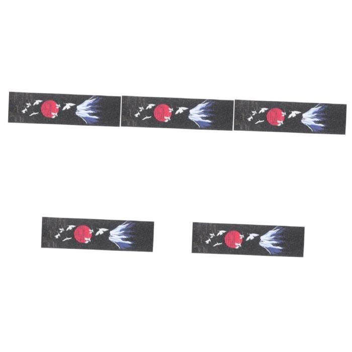 5 Pièces Feuille Quatre Roues Planche À Roulettes Autocollant Planche À ...