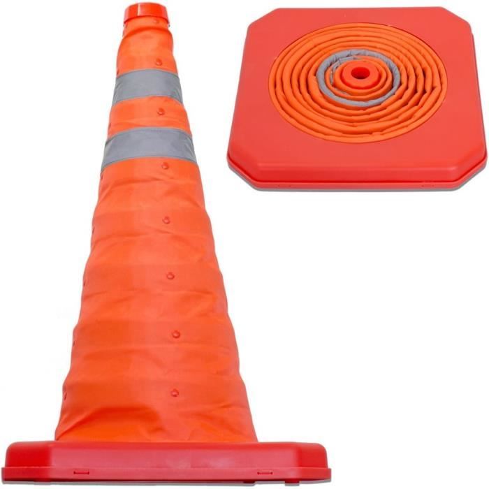 Cônes De Signalisation - Cône Pliable 60 Hauteur. - Cdiscount Bricolage