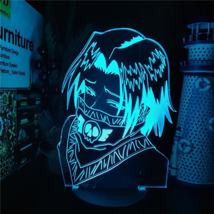 Lampe 3D Hunter X Hunter Killua Gon Hisoka Chrollo Feretailers ...