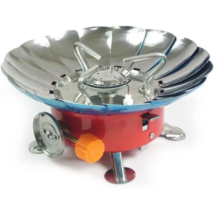 Réchaud de Camping à Gaz Brûleur à Gaz Pliable Mini Poêle superlégers ...