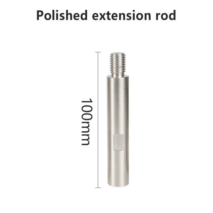 Arbre de 100 mm - Filetage M14 - tige'extension pour polisseuse ...