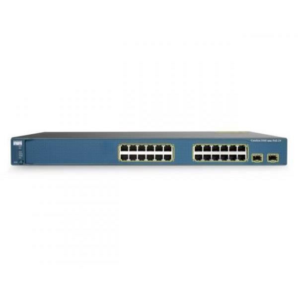 Switch - CISCO - WS-C3560-24PS-E - 24 Ports RJ-45 - PoE - L2+ Managed ...