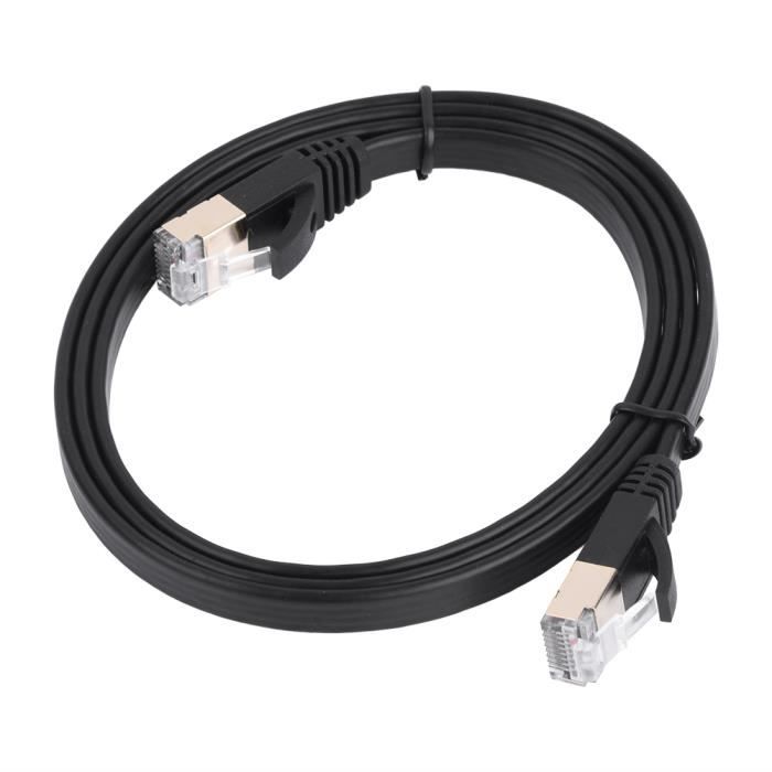 Fdit Câble LAN RJ45 Patch La correction de CAT7 RJ45 600MHz a protégé ...