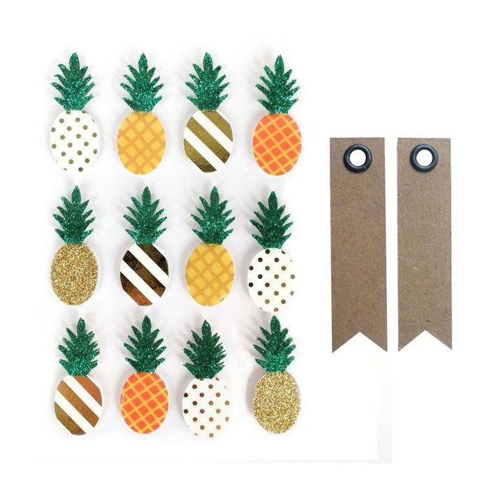 Stickers 3D Ananas - GRAINE CREATIVE ON A TOUS DU TALENT - Pack de 12 ...