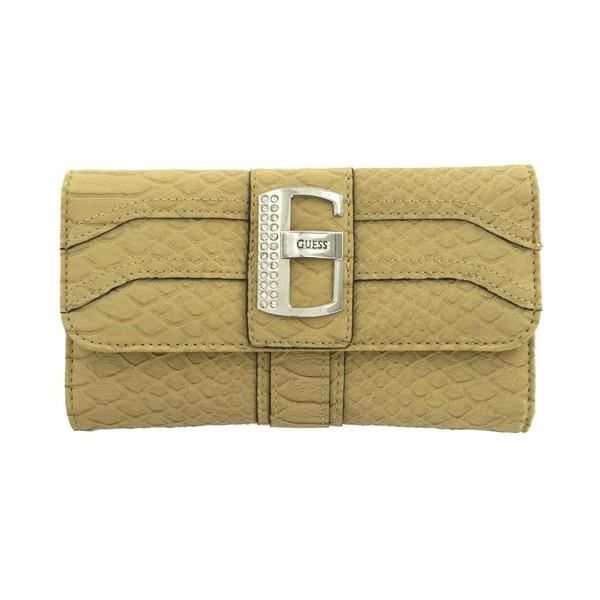 Portefeuille Guess PY351538 beige XL Beige - Cdiscount Bagagerie ...