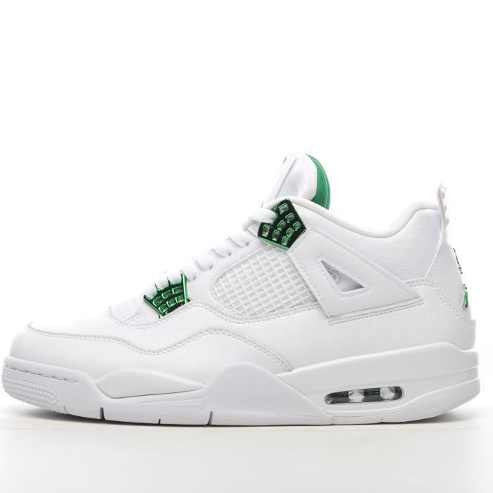 Baskets NIIKKE-Airs-Jordanx 4 Retro mid high AJ4 Homme Femme DQ9621-329 ...