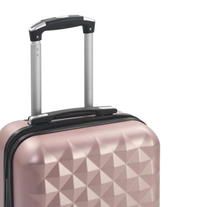 Valise rigide Doré rose ABS Mothinessto LY6055