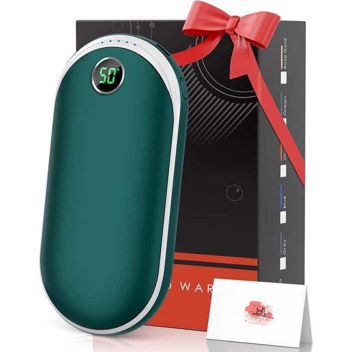 Chauffe-Main Rechargeable, 10000mAh Powerbank Chaufferette Main ...