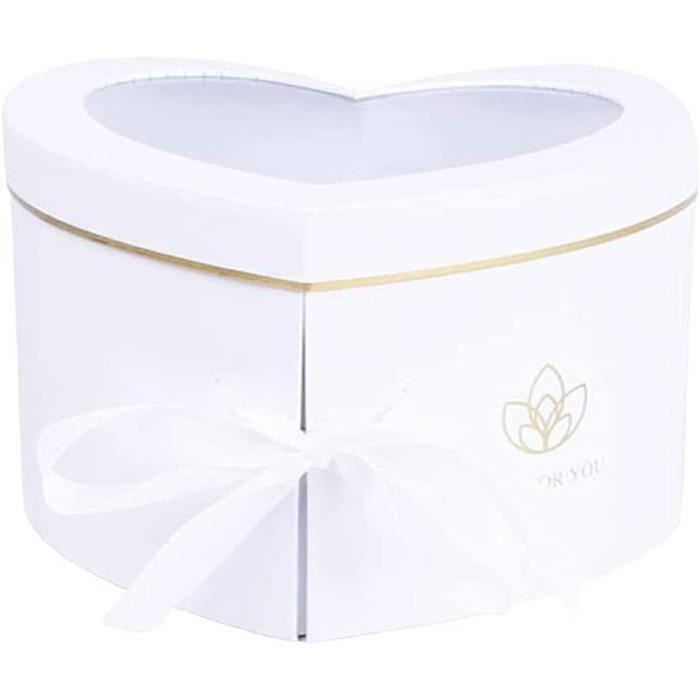 Boîte Cadeau Forme Coeur, Boîtes Papier Forme Coeur, Boîte Bibelots ...