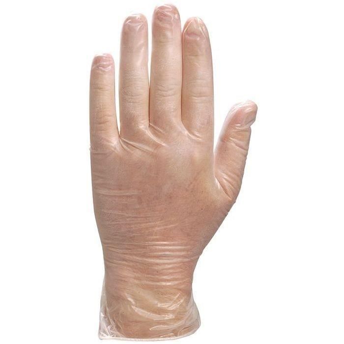 Gant jetable en vinyle - x100 - Cdiscount Au quotidien