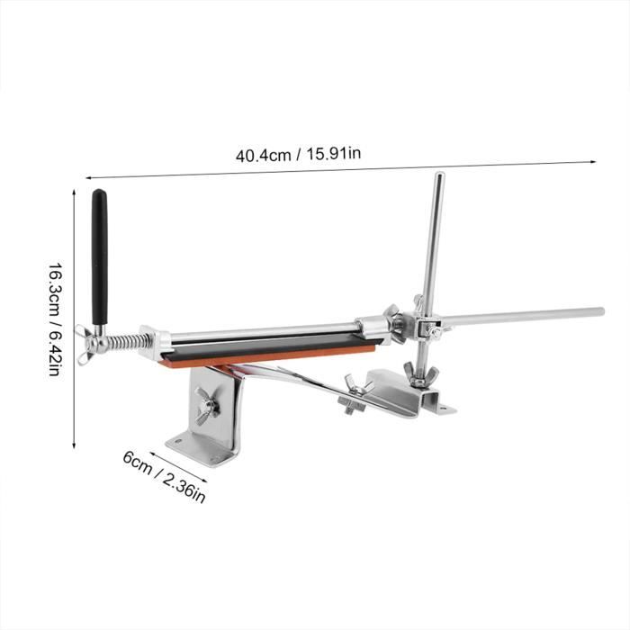 YOSOO Pierre à affûter Système d'affûtage à angle fixe en acier ...