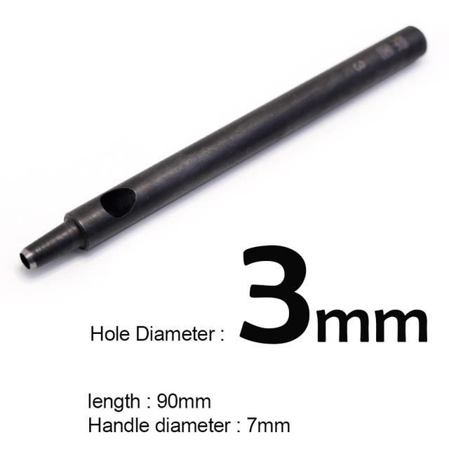 POINCON,3mm--2020 outils de poinçonnage de trous ronds en cuir pour ...