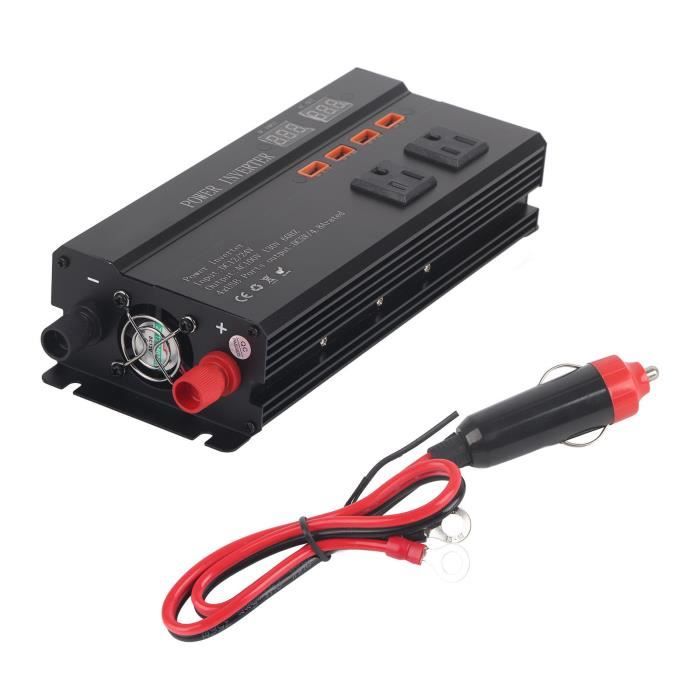 Convertisseur 12V à 110V 900W auto pour charge-accessoire HB042 - Cdiscount Auto