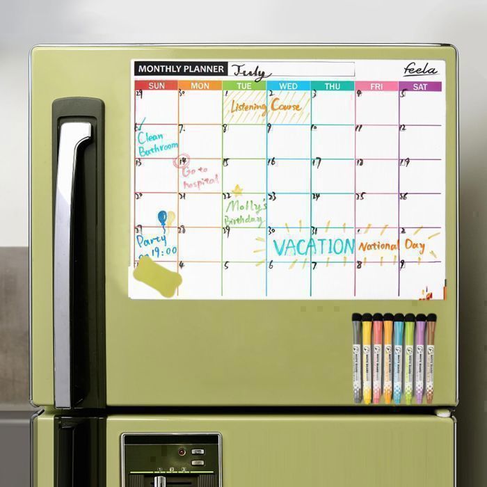 Tableau Magnetique Frigo,Calendrier Organisateur Tableau,Planning ...