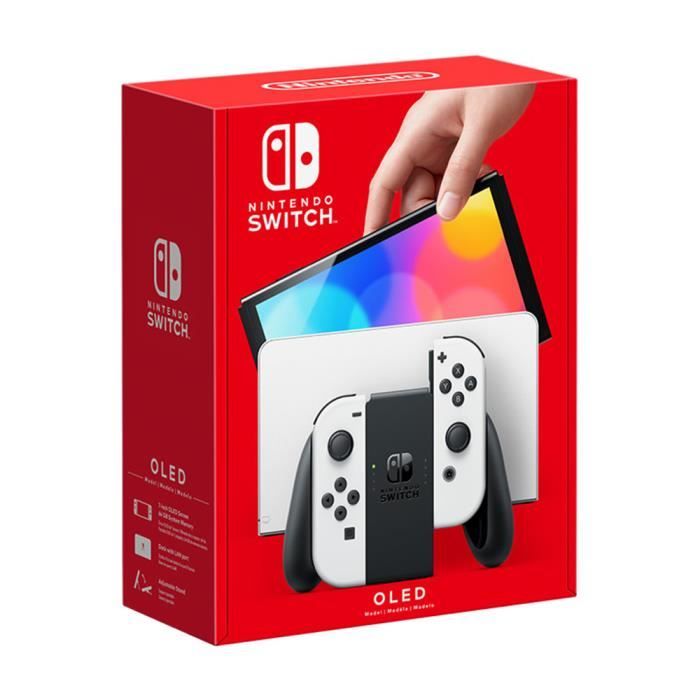 Console portable - Nintendo - Switch OLED - Blanc - 64 Go - HDMI ...