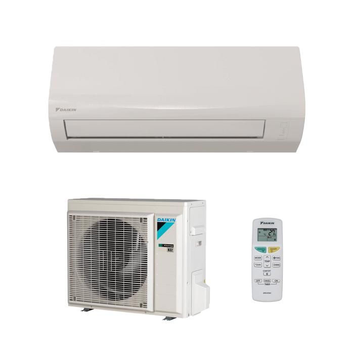 Climatiseur réversible Mono-split DAIKIN FTXF35E + RXF35E + kit de pose 3m bluevolution A++ ...