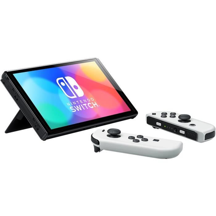 Console portable - Nintendo - Switch OLED - Blanc - 64 Go - HDMI ...