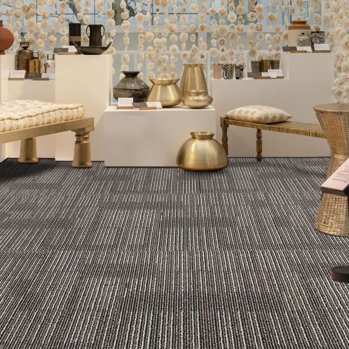 Dalle Moquette Acoustique - 50x50 en Velours Bouclée Moquette ...