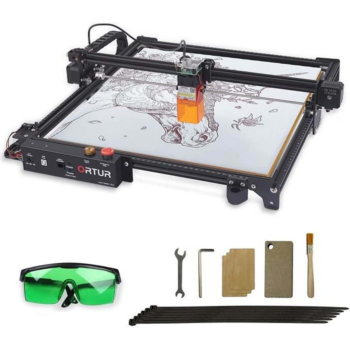 Machine de gravure laser Ortur Master 2 Pro S2 LU2-4-LF,Graveur laser ...