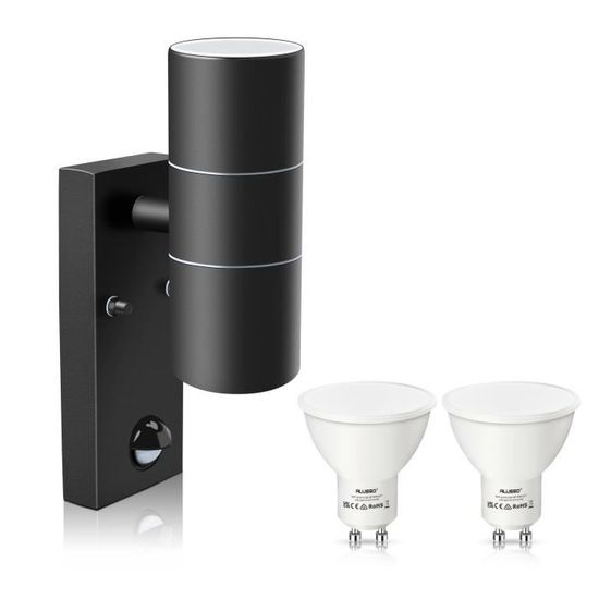 Alusso Pir Détecteur De Mouvement Applique Murale Extérieur Ip65