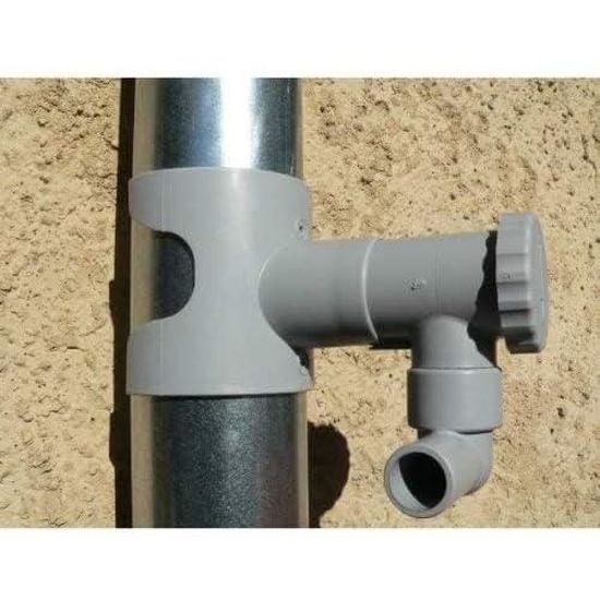 Collecteurs-Récupérateurs d'eau de Pluie pour Conduits Circulaire Gris ...