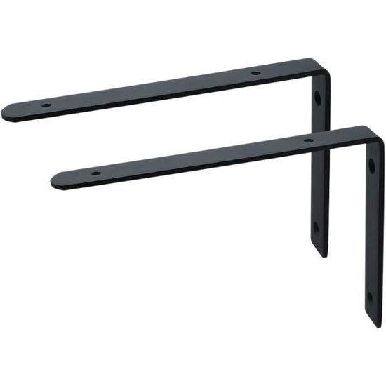Équerres Étagère de Fixation Murale Support Tenture en Métal Support d ...
