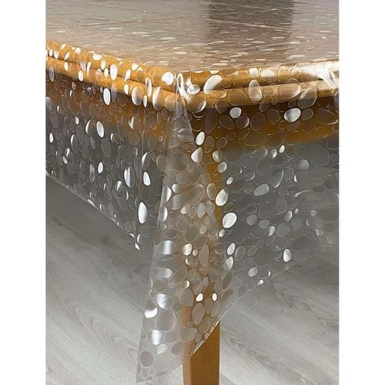 Nappe Toile Ciree Transparent Avec Motif Anti-Taches Imperméable ...