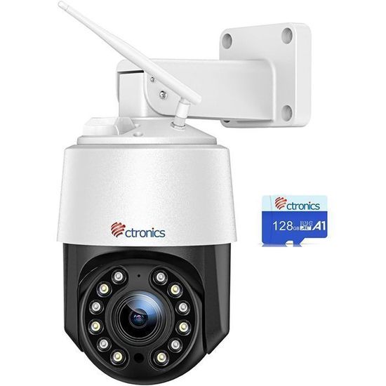Ctronics Caméra Surveillance 8MP 5X Zoom Optique WiFi 2,4/5 GHz ...