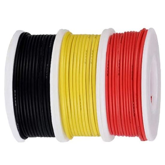 26Awg Kit De Câblage De Câblage De Calibre 26 Fil Électrique 300V Isolation En Pvc Fils Toronnés ...