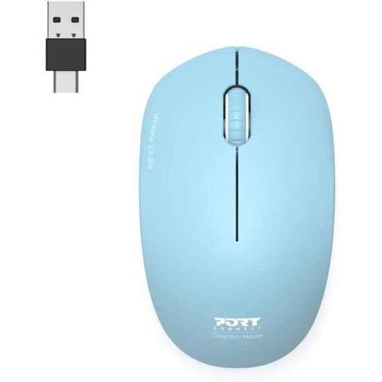 Port Connect Souris Sans Fil Pc Wireless 2.4 Ghz Collection 2 Pour ...
