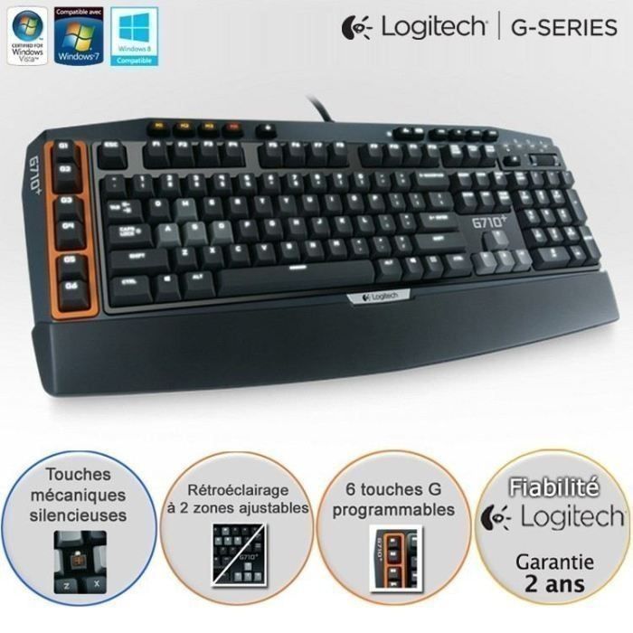Logitech Gaming G710 Clavier mécanique - Cdiscount Informatique