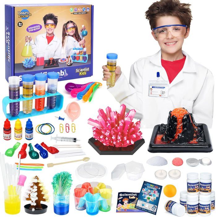Kits Scientifiques Stem Pour Enfants-56 Expériences De Laboratoire ...