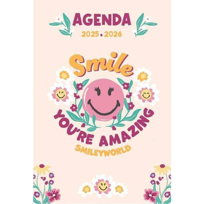 Agenda Smiley World Happiness. Edition 2025-2026 - Cdiscount Beaux-Arts ...