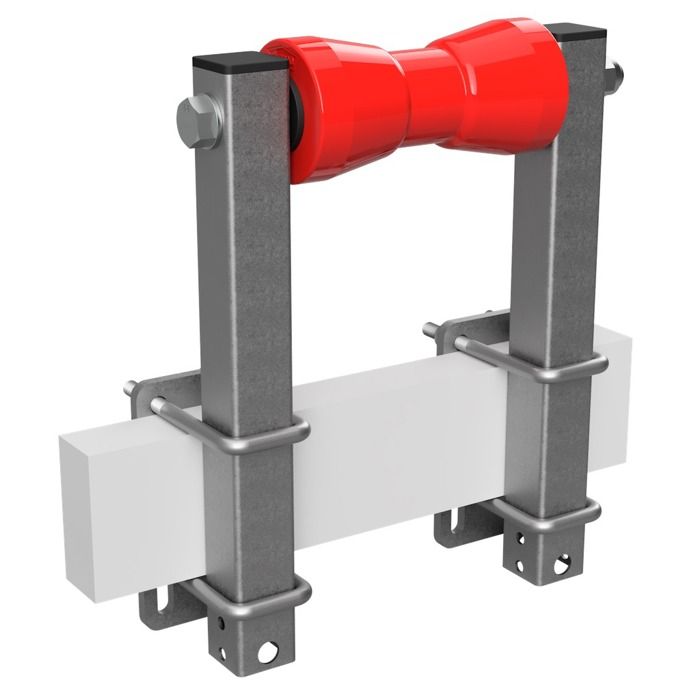 Remorque rouleau de quille en polyuréthane avec supports galvanisé B ...