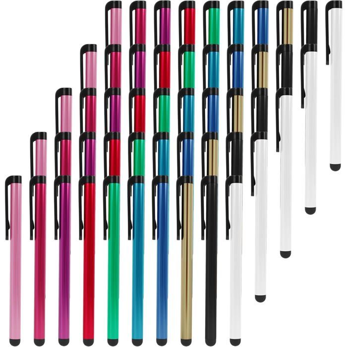 50 Pièces Stylets Universels Capacitifs Pour Écran Tactile ...