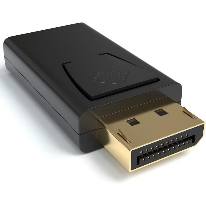 Adaptateur Displayport Vers Hdmi, Convertisseur Dp 1.2 Vers Hdmi Full ...