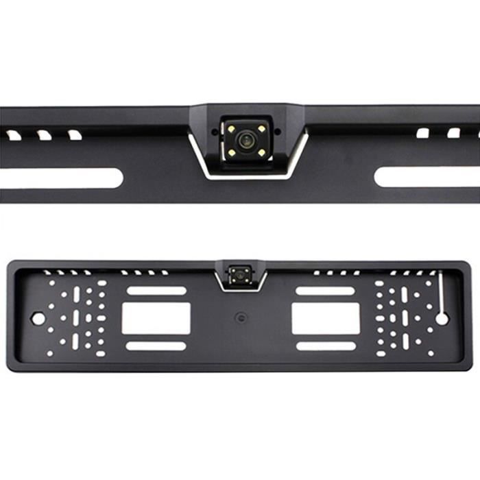 Caméra de recul,Cadre pour plaque d'immatriculation de voiture, caméra ...