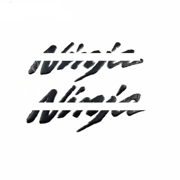 Ninja noir - Moto 3D Emblème Badge Autocollant Réservoir Roue Ninja ...