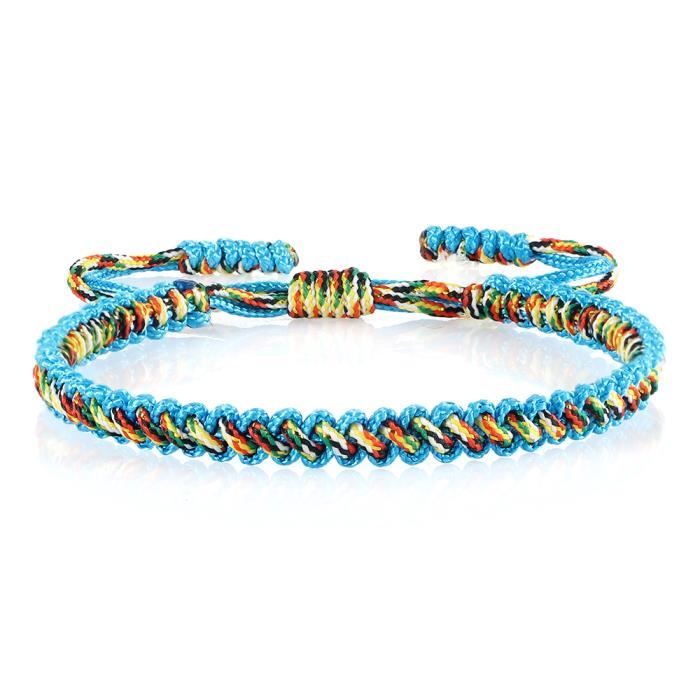 Bracelets tressés faits à la main pour hommes et femmes style Boho ...
