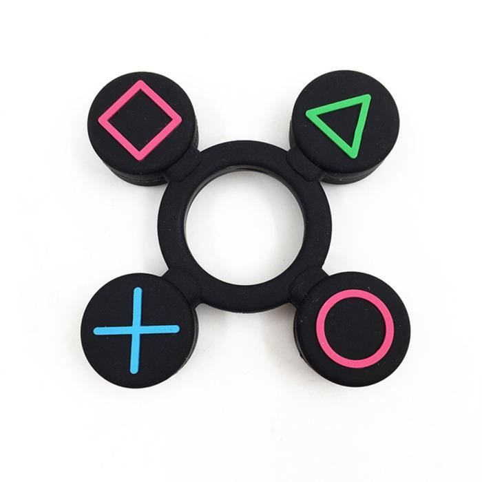 Geometric Silicone Main Hand Spinner Jouet EDC Focus Fidget Gyro Cadeau ...